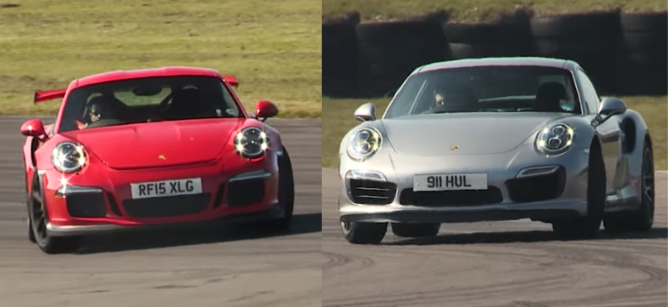 Porsche 911 Turbo S Vs 911 GT3 RS On Track They re Amazingly Close