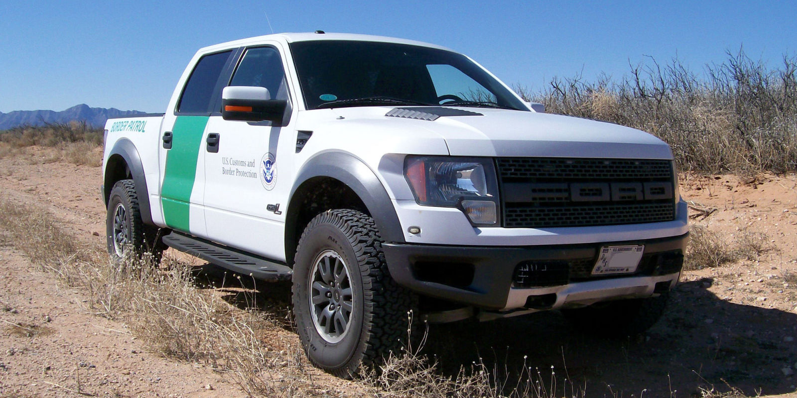 The SVT Raptor is the perfect Border Patrol vehicle