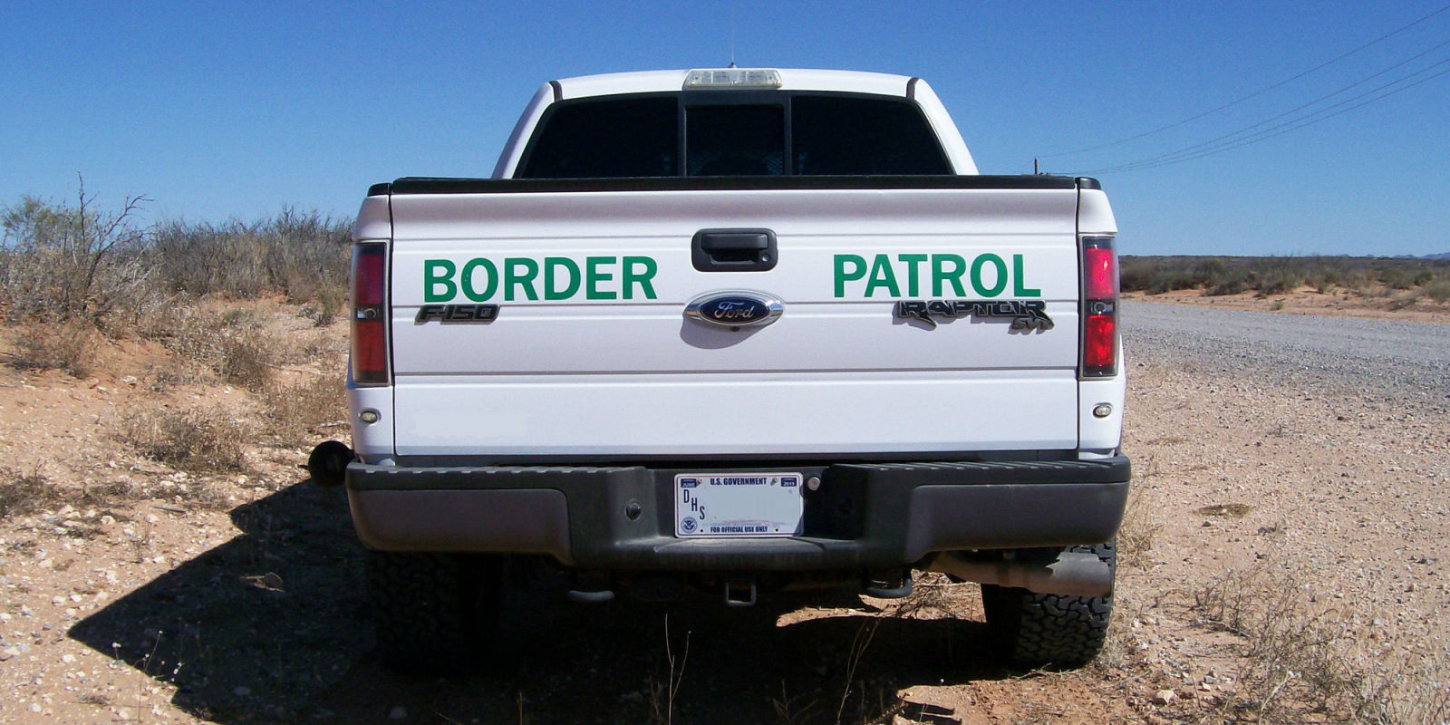 The SVT Raptor is the perfect Border Patrol vehicle