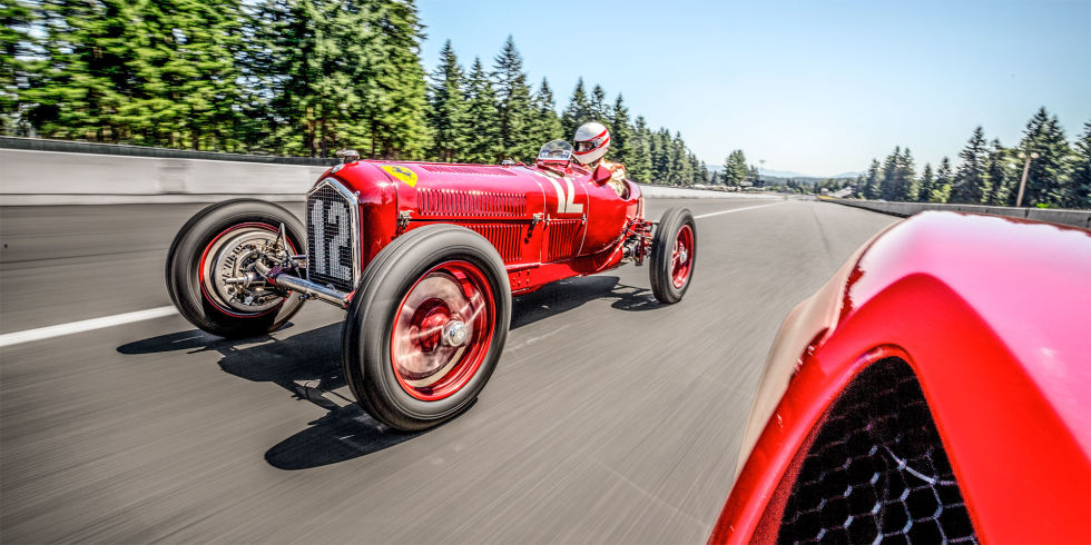 Sexy Pictures of Glamour Model Charley Atwell & Driving the 1934 Alfa ...