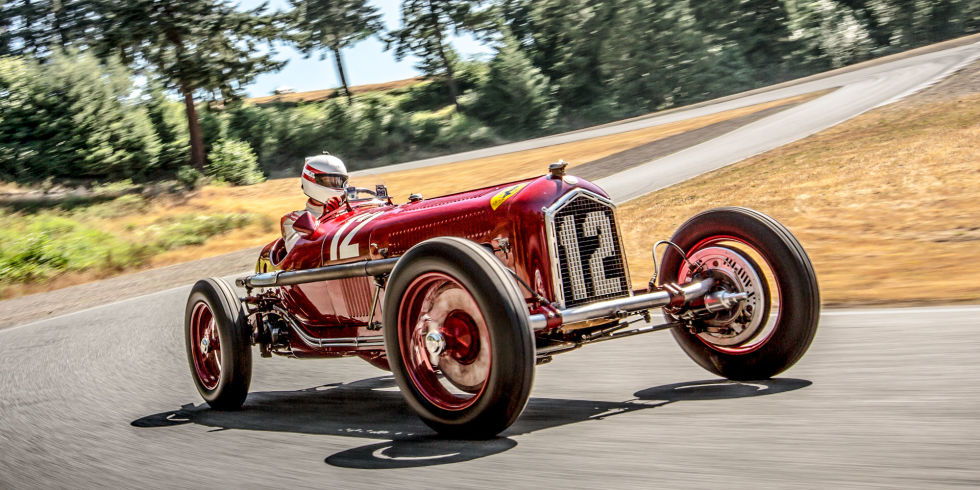 Sexy Pictures of Glamour Model Charley Atwell & Driving the 1934 Alfa ...