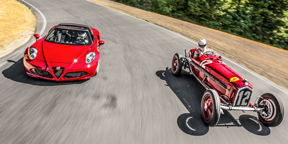 Sexy Pictures of Glamour Model Charley Atwell & Driving the 1934 Alfa ...