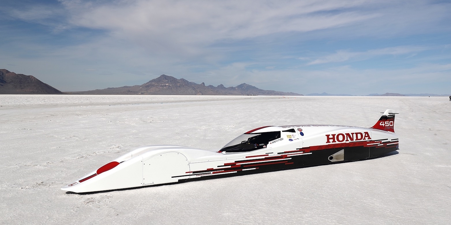 This 660cc Honda Set a Land Speed Record at Bonneville