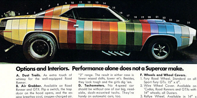 Paint Chip Cuda : r/mopar