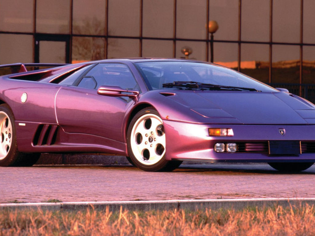 Purple Lamborghini Diablo 1999 Lamborghini Diablo VT Roadster